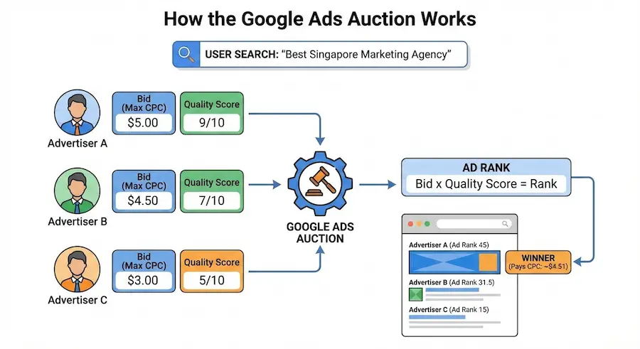 Google Ads Cost in Singapore: 2026 Budgeting and CPC Guide - 2Stallions